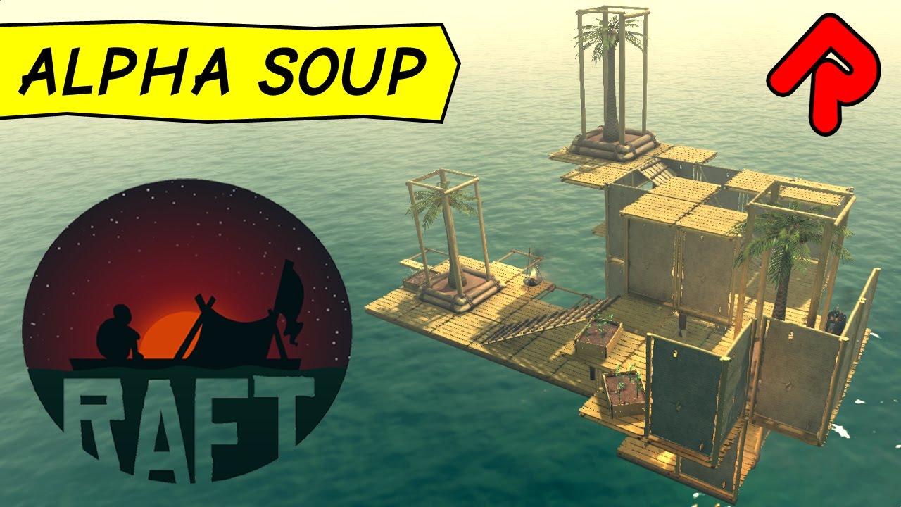 Raft gameplay: Build a raft in shark-infested waters! | Let's play Raft ...