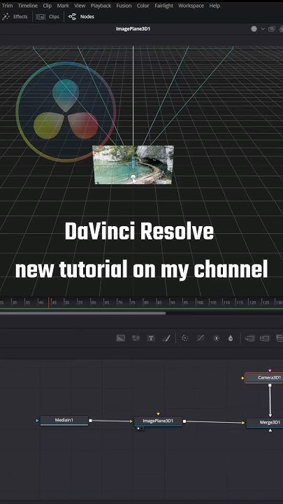 DaVinci Resolve easy tutorial 3D camera #davinciresolve #tutorial #videoediting - YouTube