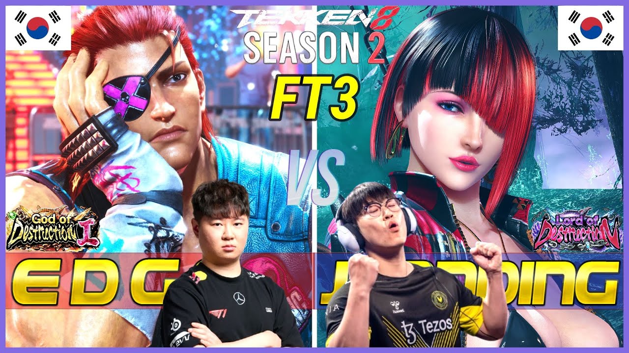Tekken 8 EDGE (#1 Ranked Hwoarang) Vs JEONDDING (#5 Ranked Anna) First ...