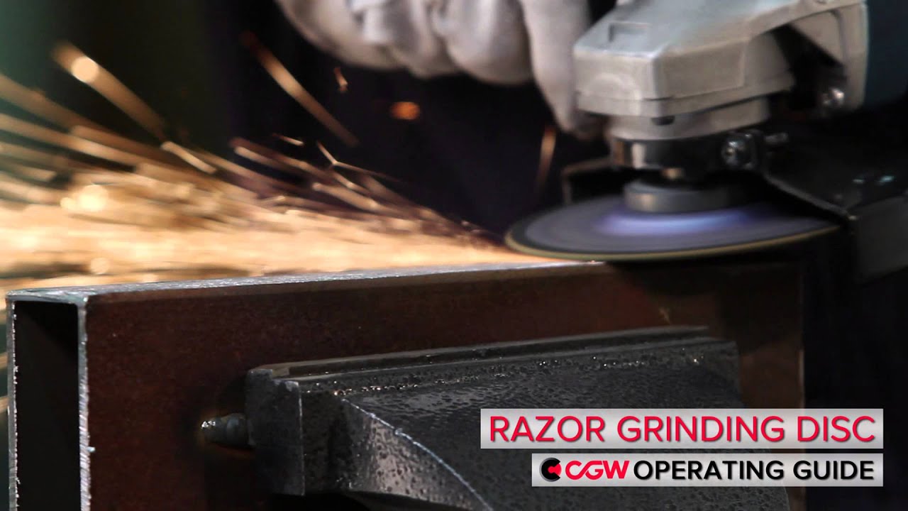 CGW Razor Grinding Discs - YouTube