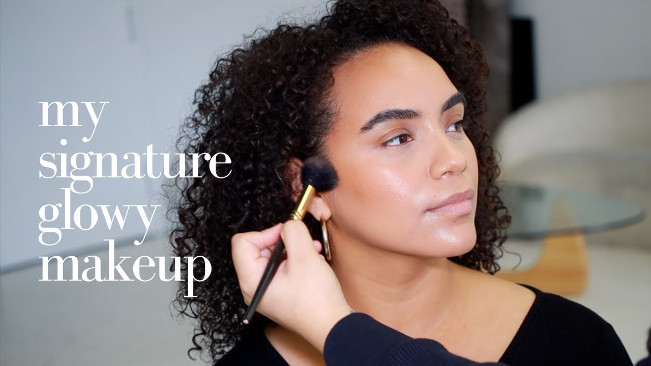 MY SIGNATURE GLOWY MAKEUP LOOK FOR CLIENTS MAKEUP ARTIST @VERONICAGAONA ...
