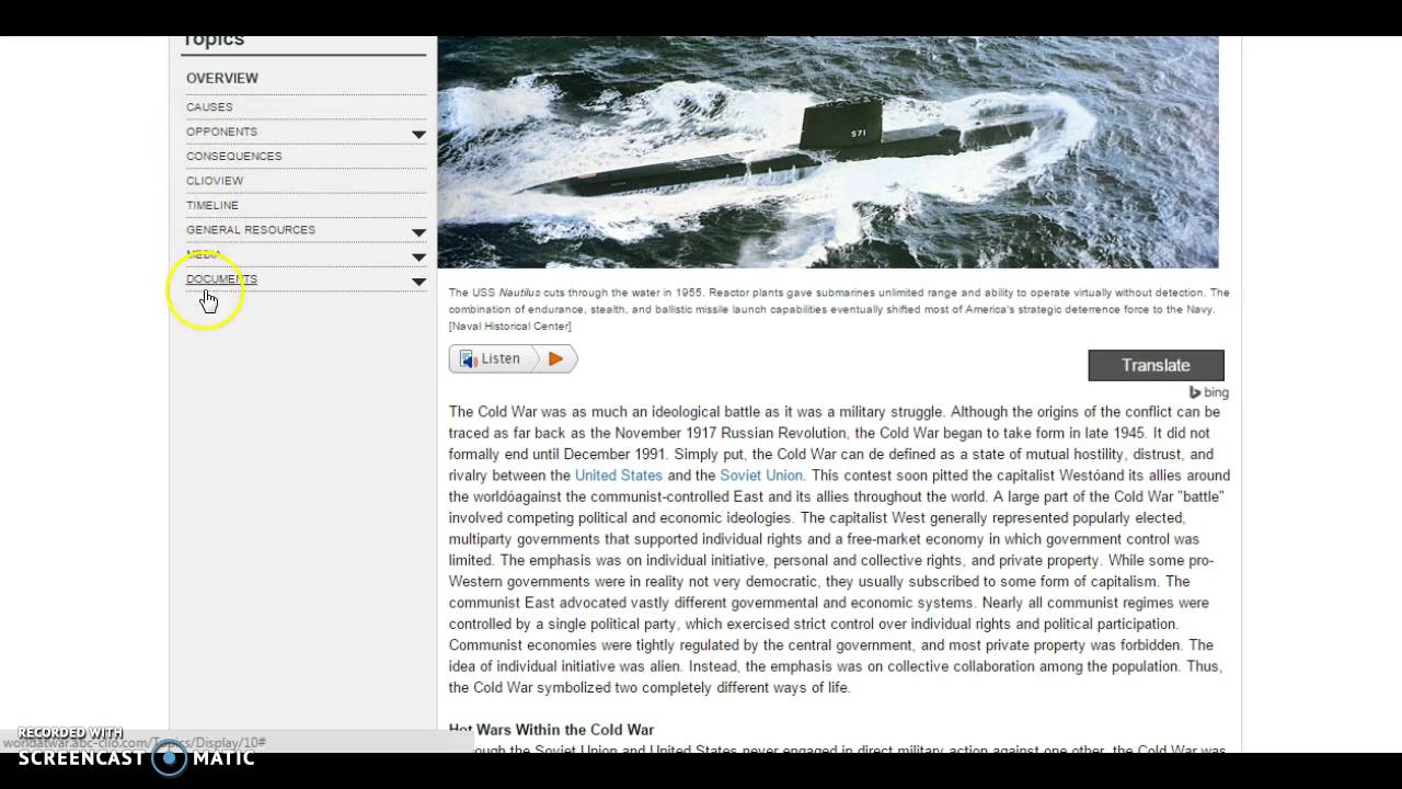 ABC-CLIO databases - YouTube