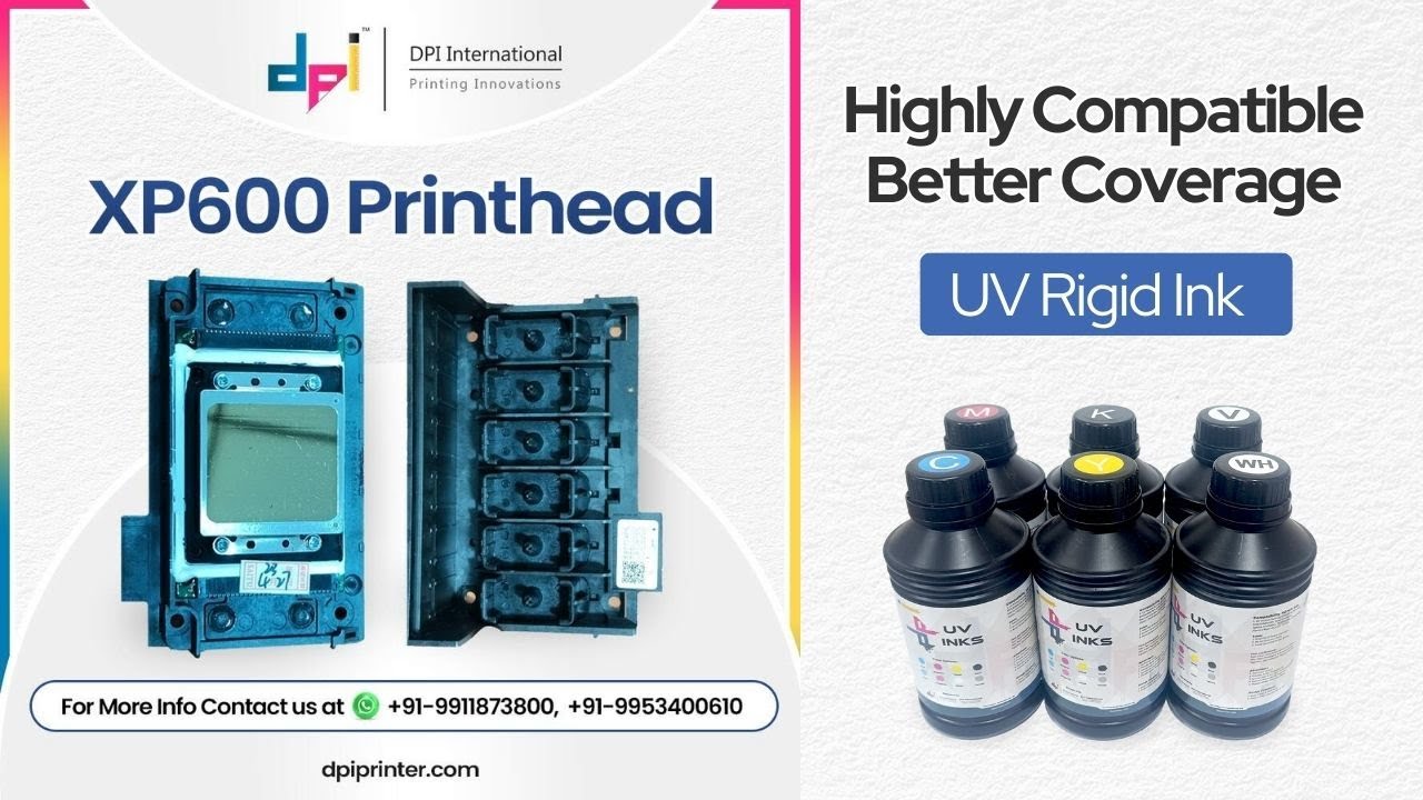 XP600 Printhead...Highest Quality Color Output UV Rigid Ink Compatible ...