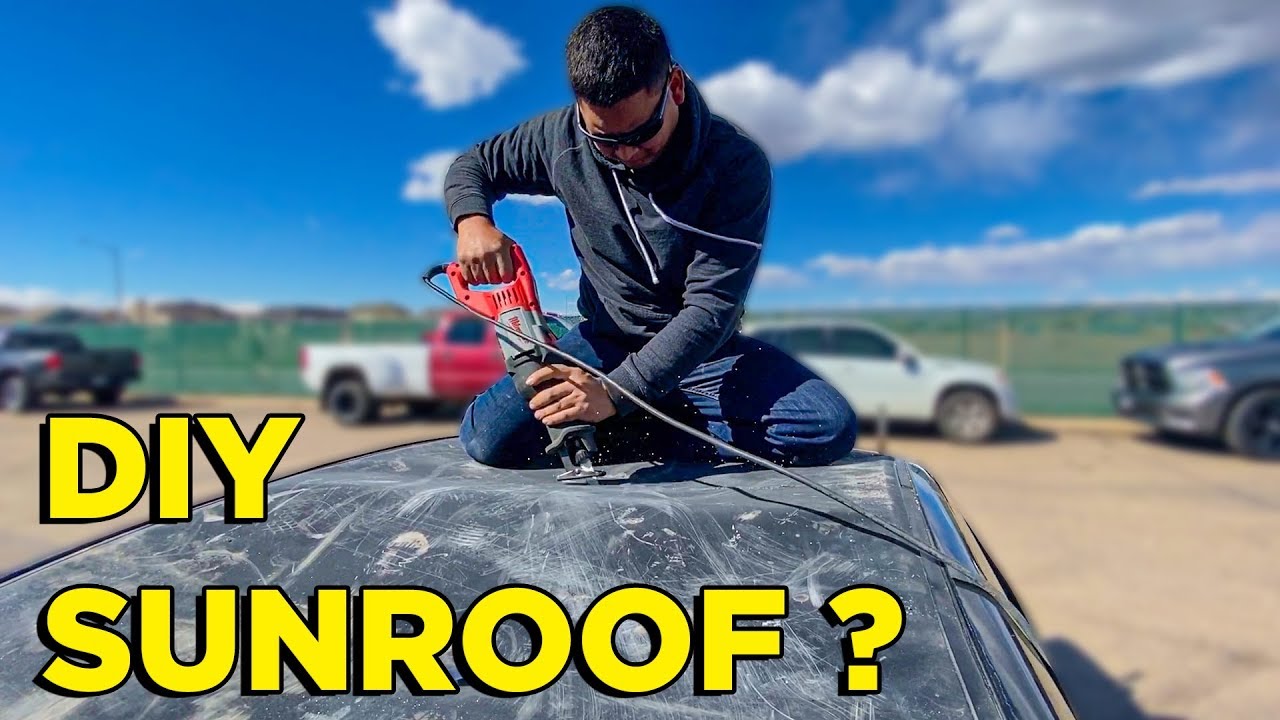 Cutting The Roof Off The Car! - YouTube