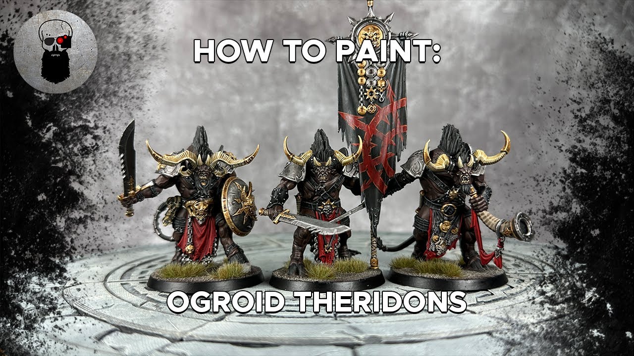 Contrast+ How to Paint: Ogroid Theridons and the Freehand Banner - YouTube