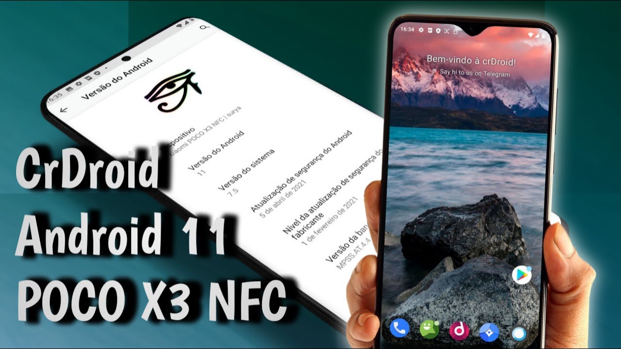 CrDroid Android 11 PARA POCO X3 NFC / + CUSTOMIZAÇÃO E PERFORMANCE ...
