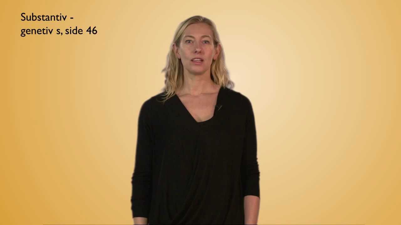 Substantiv genitiv s - YouTube