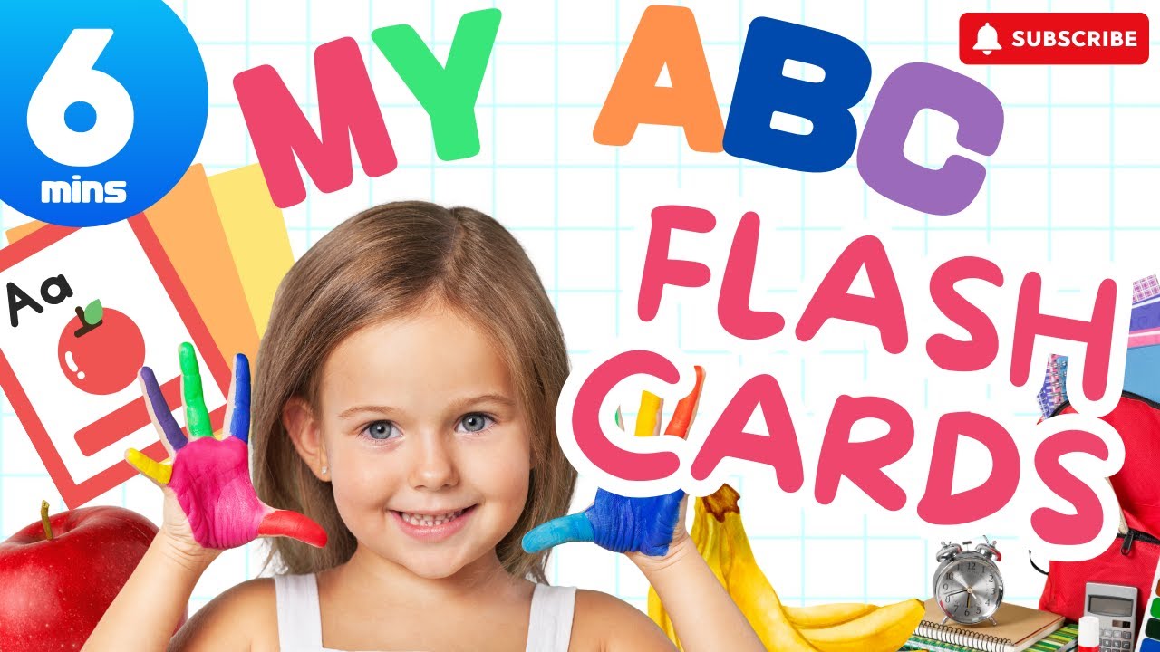 ABC Alphabet Flashcards A to Z 🔤 | Learn Letters & Phonics for Toddlers ...