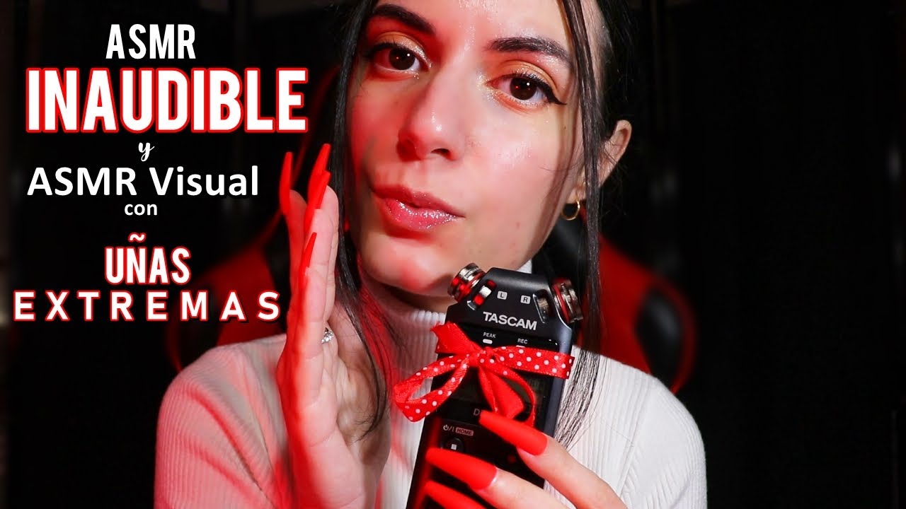 ASMR español SUSURROS INAUDIBLES + Asmr Visual 💅🏻🤤 - YouTube