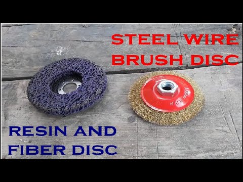 [#15] angle grinder discs for rust removal and paint stripping