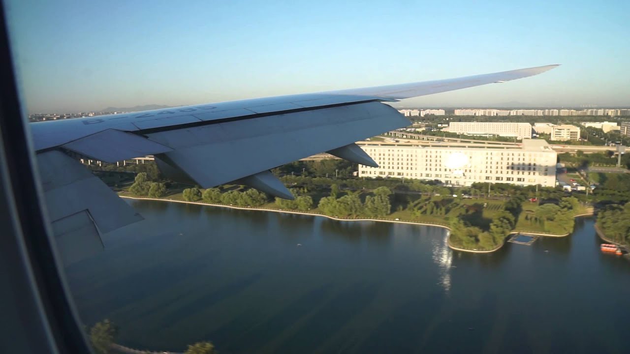 Air China Flight 986 SFO-PEK lands - YouTube