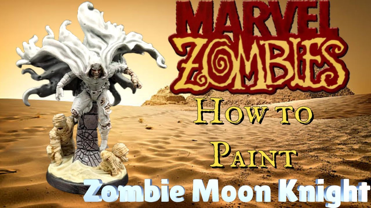 Soublight Grey is Back to Paint Zombie Moon Knight from Marvel Zombies ...