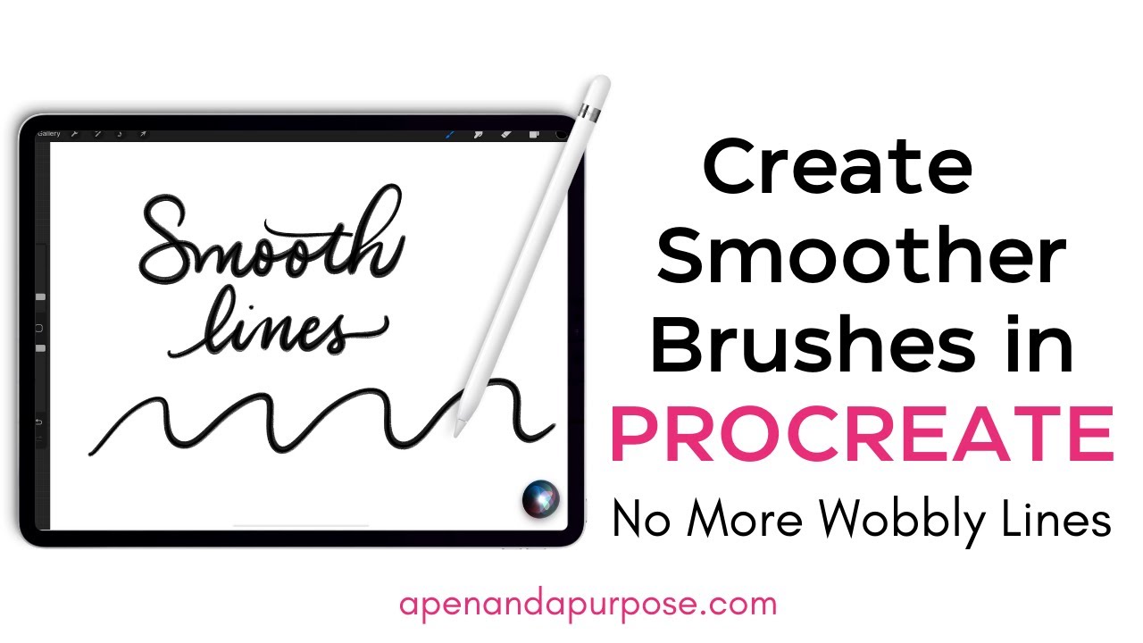 Make Your Brushes Smooth In Procreate YouTube Make Your Brushes Smooth In Procreate YouTube