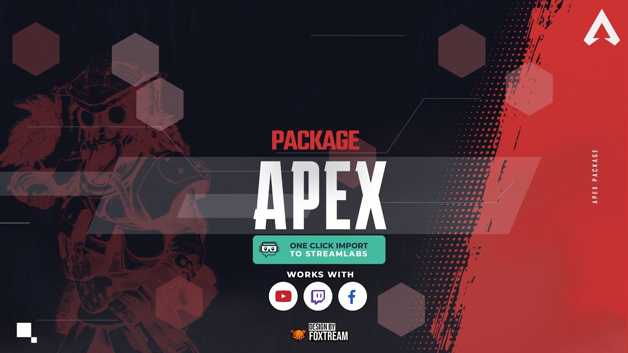 Apex Legends - Animated Twitch Stream Overlay Full Package [Streamlabs ...