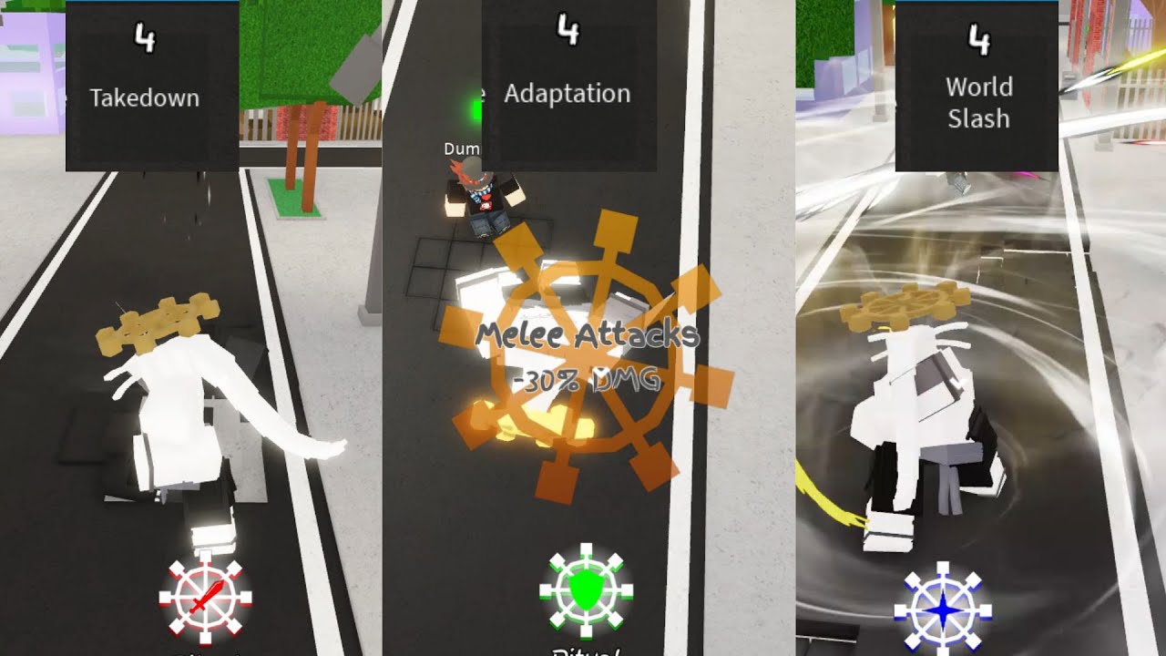 [JJS] Mahoraga Takedown vs Adaptation vs World Slash - YouTube