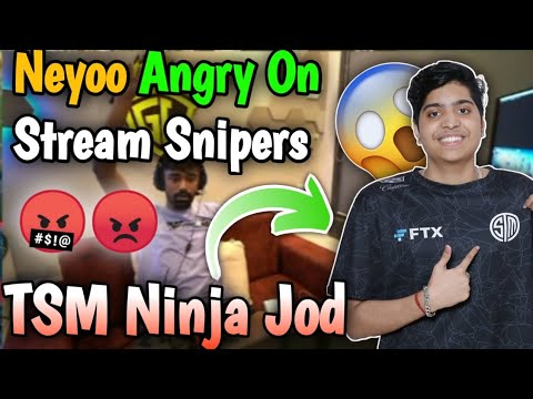 Neyoo Angry On Stream Sniper TSM Ninja Jod 😱🔥🤬 - YouTube