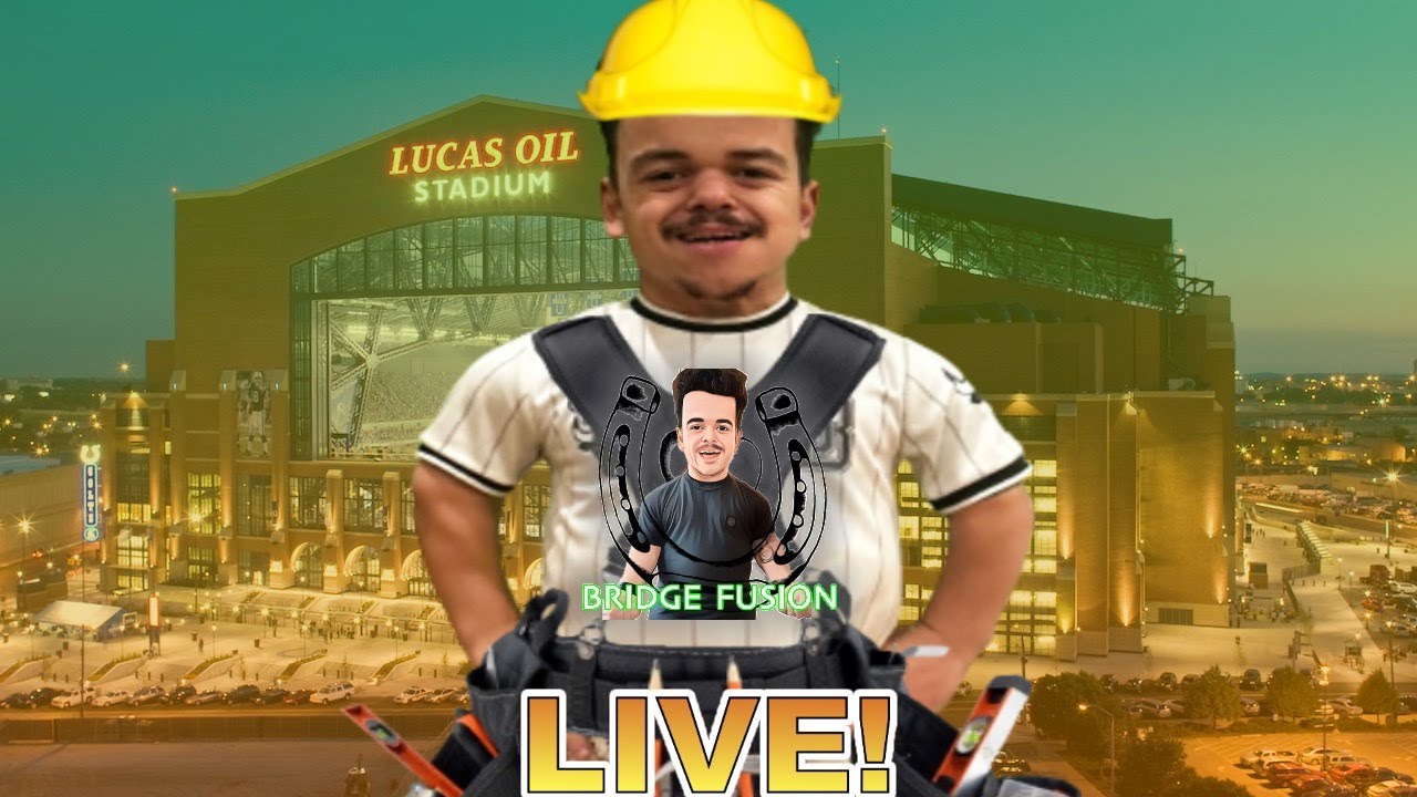 I'M LIVE!! Minecraft!! Building Lucas Oil Stadium!! (Goal: 3,900 ...