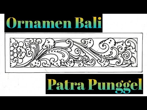 how to make balinesse ornamen #ornaments patra punggel #ukiran # ...
