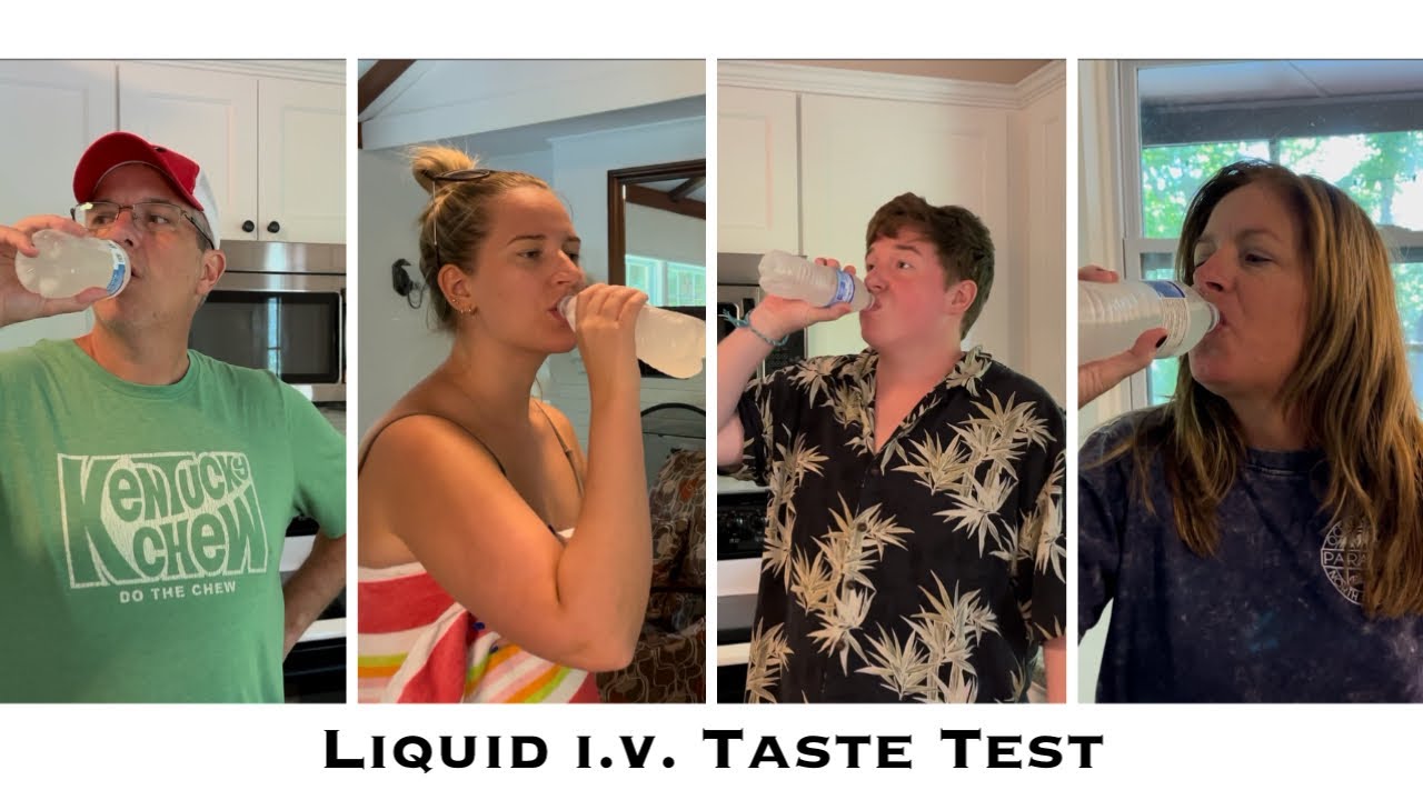 Family Taste Test - Honest Opinions - trying Liquid I.V. Hydration ...