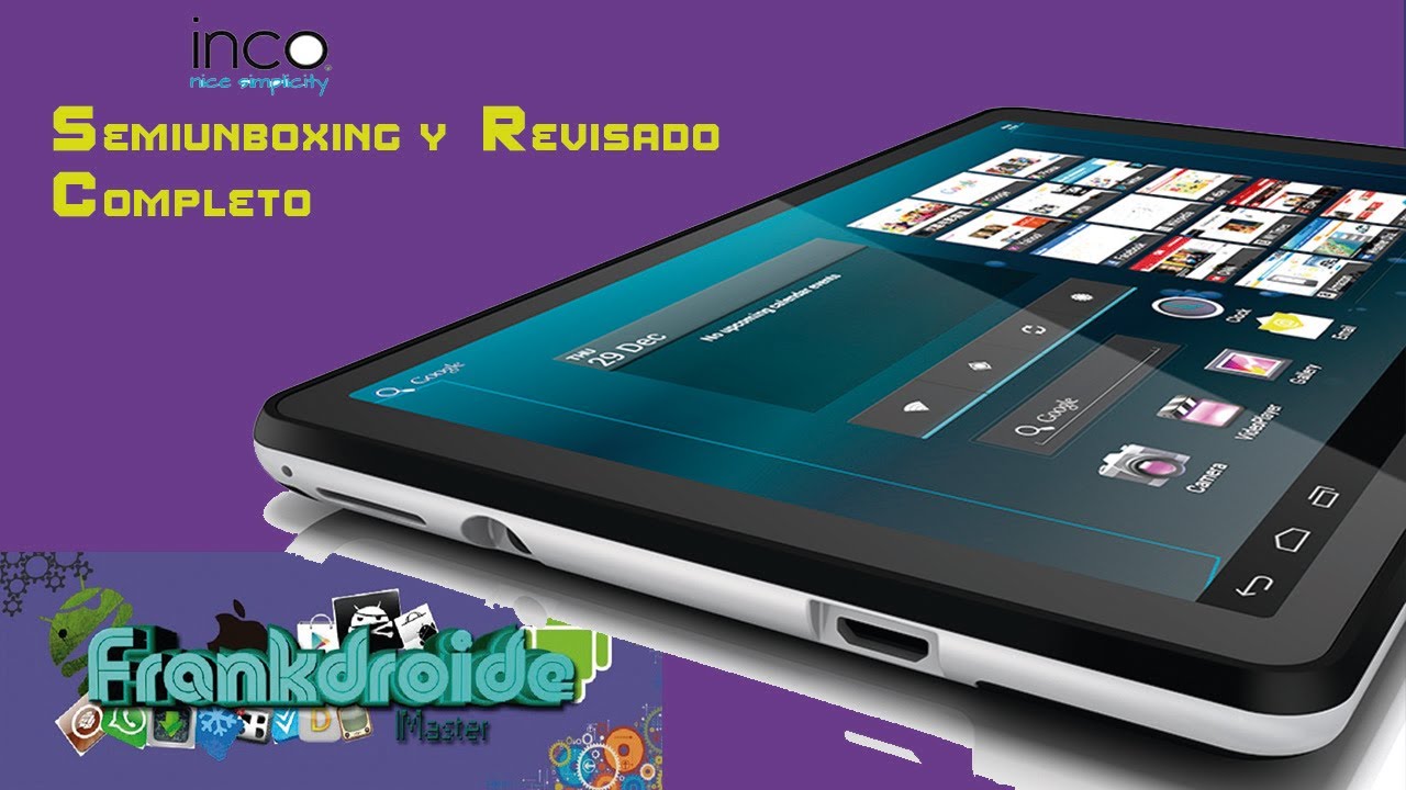 Semi Unboxing y Revisado completo Tablet Inco Pandora II - YouTube