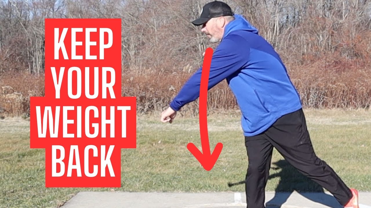 How to KEEP YOUR WEIGHT BACK in the power position for shot put and ...
