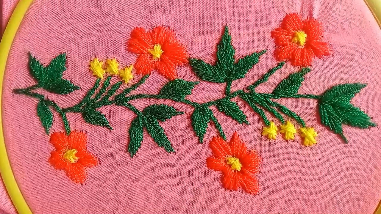 Smart Hater Kaj || Smart Hand Embroidery Design.. - YouTube