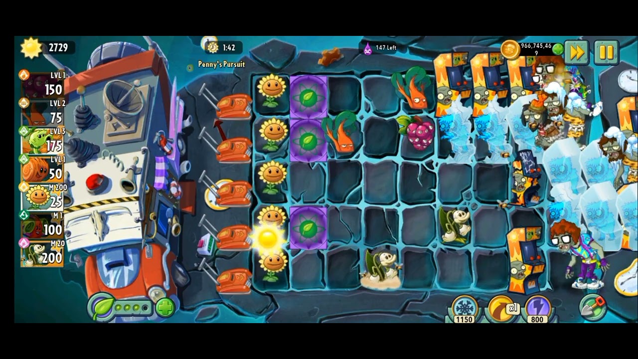 Let the Bees sting the zombies || PVZ2 Vip - YouTube