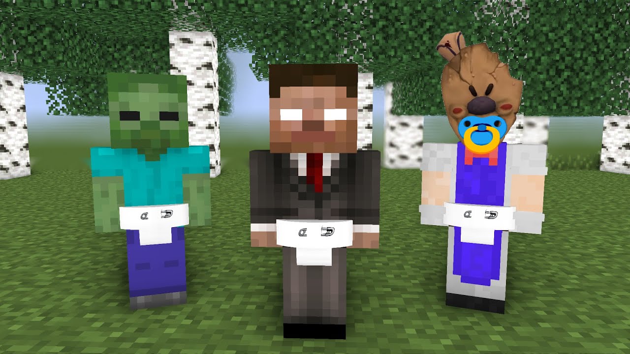 BABY ZOMBIE, BABY ICE SCREAM, BABY HEROBRINE, - ALL EPISODE BABY LIFE ...