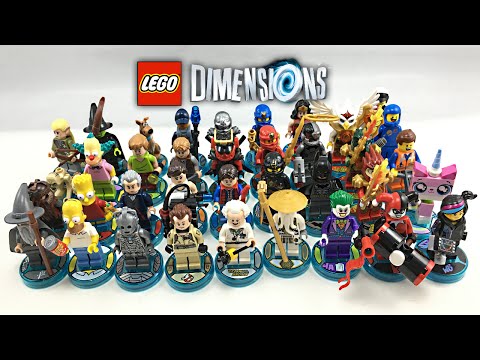 LEGO Dimensions Collection: ALL 37 Characters (up to Wave 3!) - YouTube