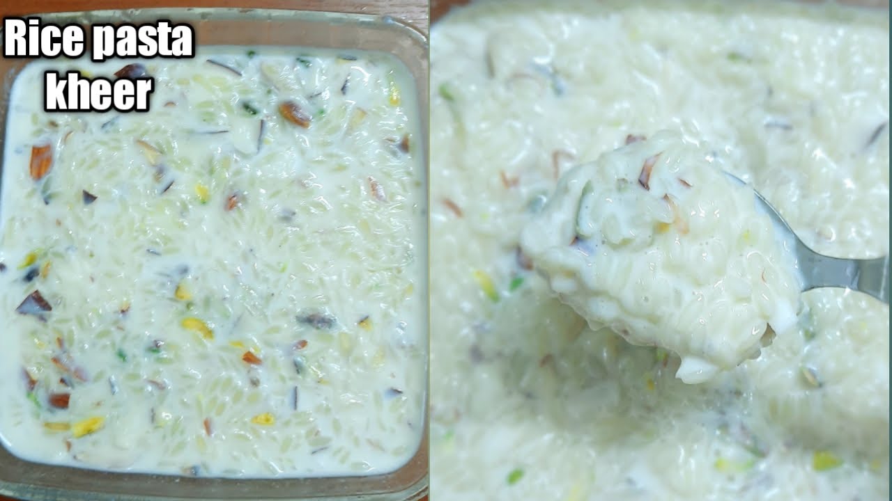 Rice pasta kheer/Ruchi rice payasam in telugu/ how to make Ruchi rice ...