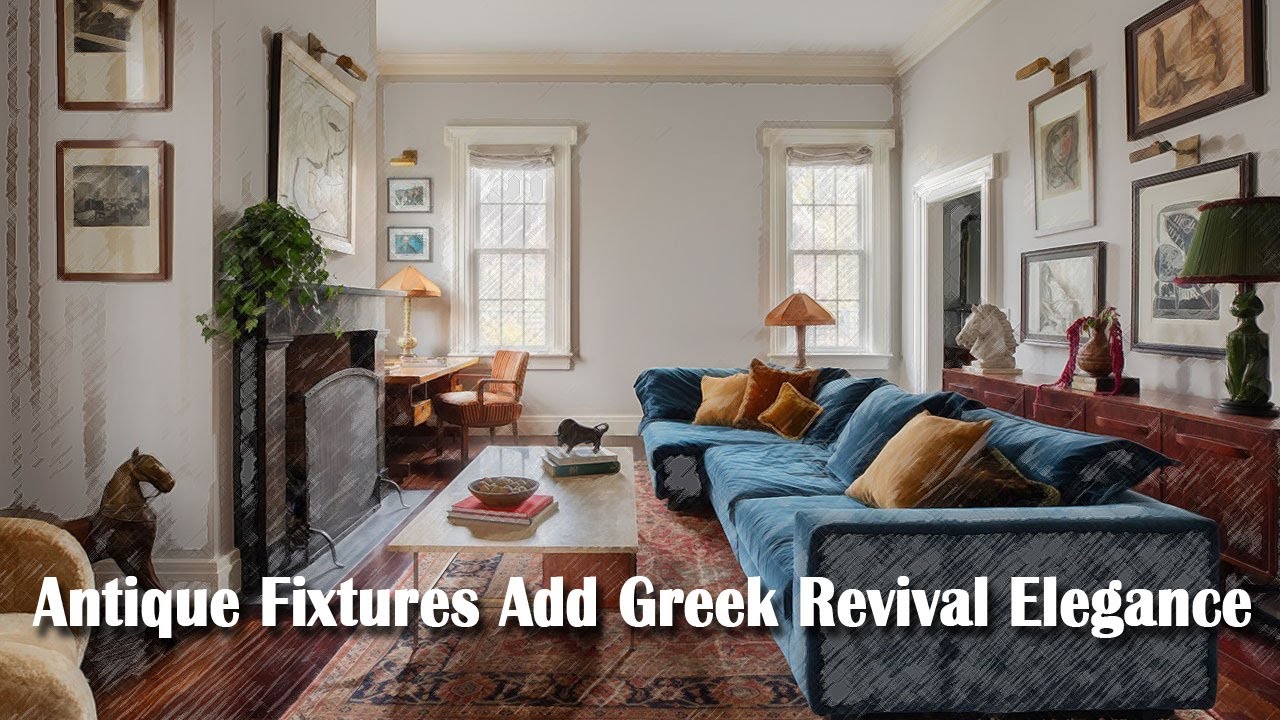 Inside a Stunning Greek Revival Home Embracing 19th-Century Design with ...