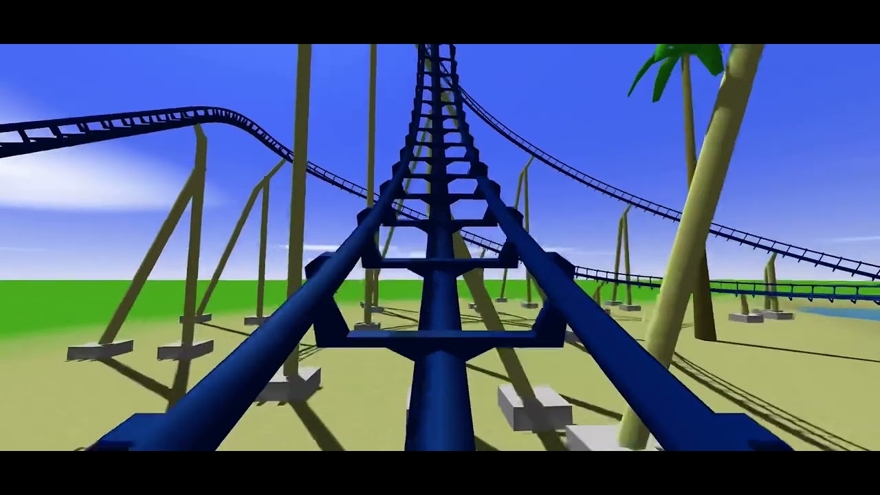 Ultimate coaster 2 - Osiris as a mk-1200 custom looping coaster (recreation) - YouTube