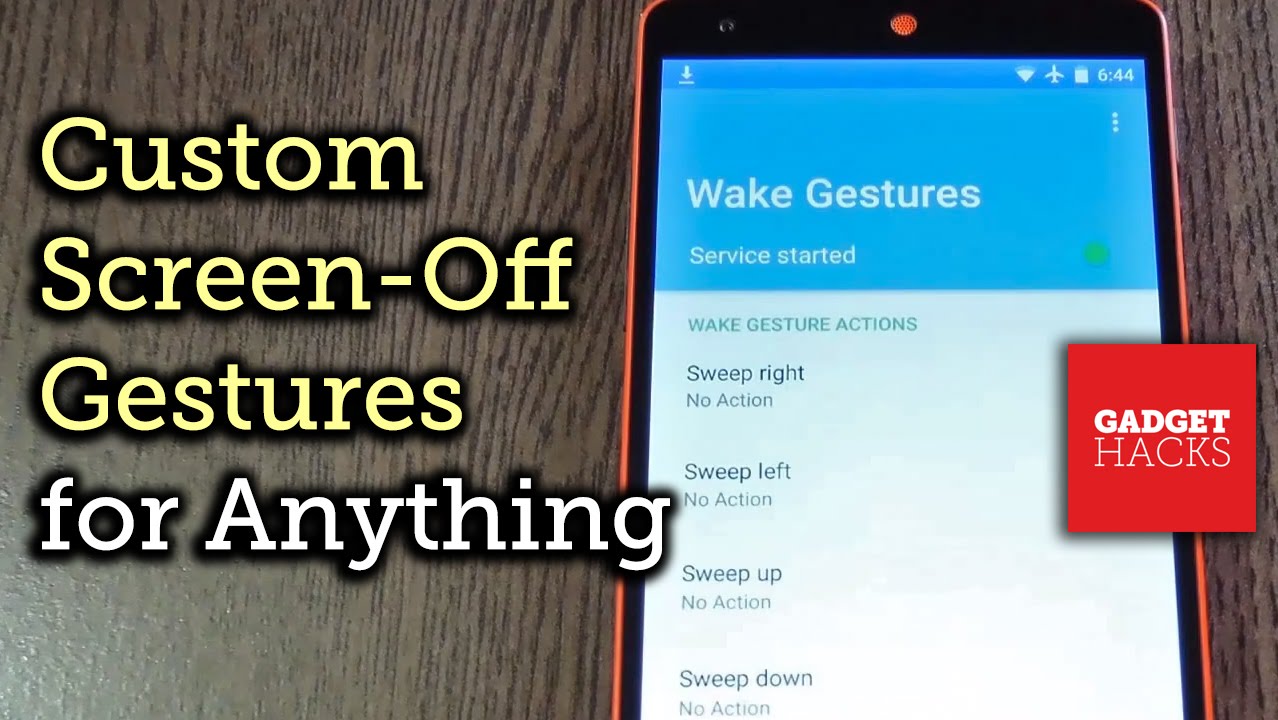 Launch Apps & Custom Actions with Wake Gestures [How-To] - YouTube