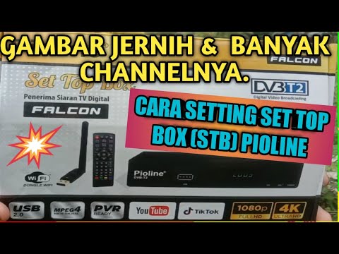 CARA MUDAH MEMASANG SET TOP BOX ( STB ) MERK PIOLINE KE TV LED. - YouTube
