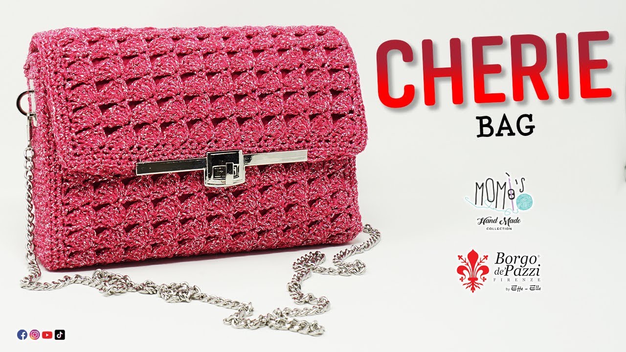 TUTORIAL BORSA CHERIE ALL'UNCINETTO || EASY CROCHET BAG 🌻 Momì's 🌻 - YouTube
