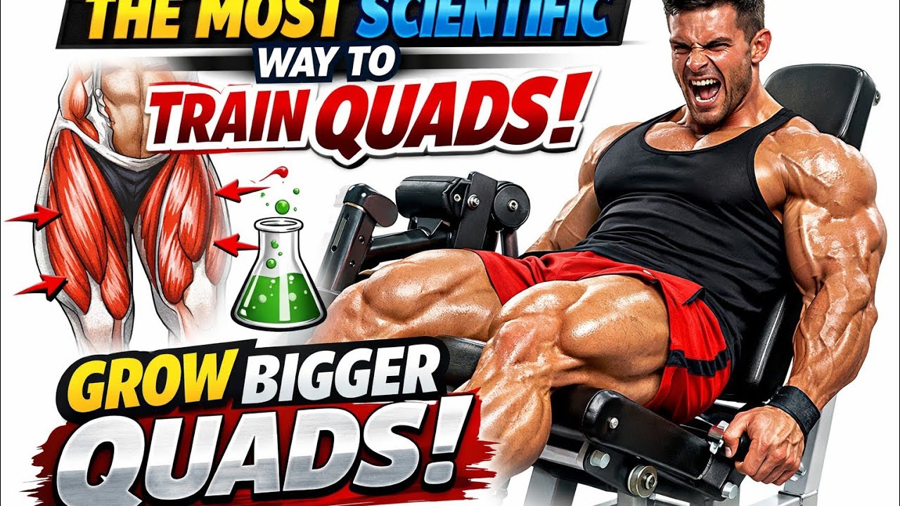 The Most scientific way To Train QUADS! Grow your Quads! (Made it Easy ...