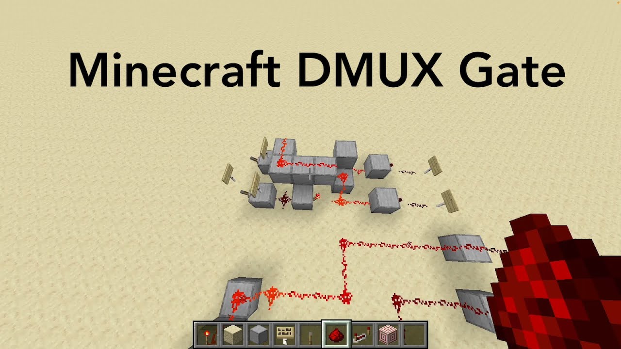 Building a DMUX logic gate - YouTube