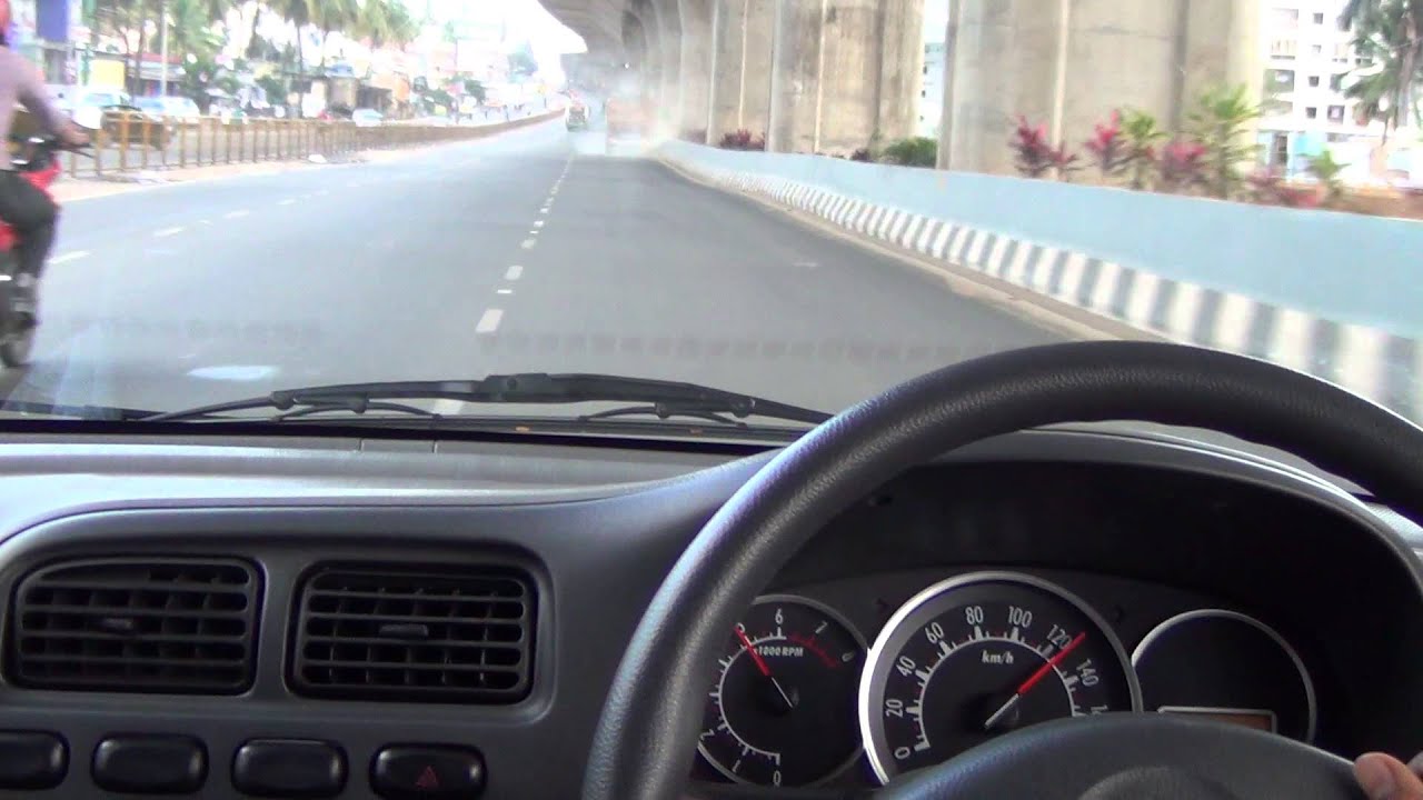 Stock Alto K10 top speed test 1 ... more to come - YouTube