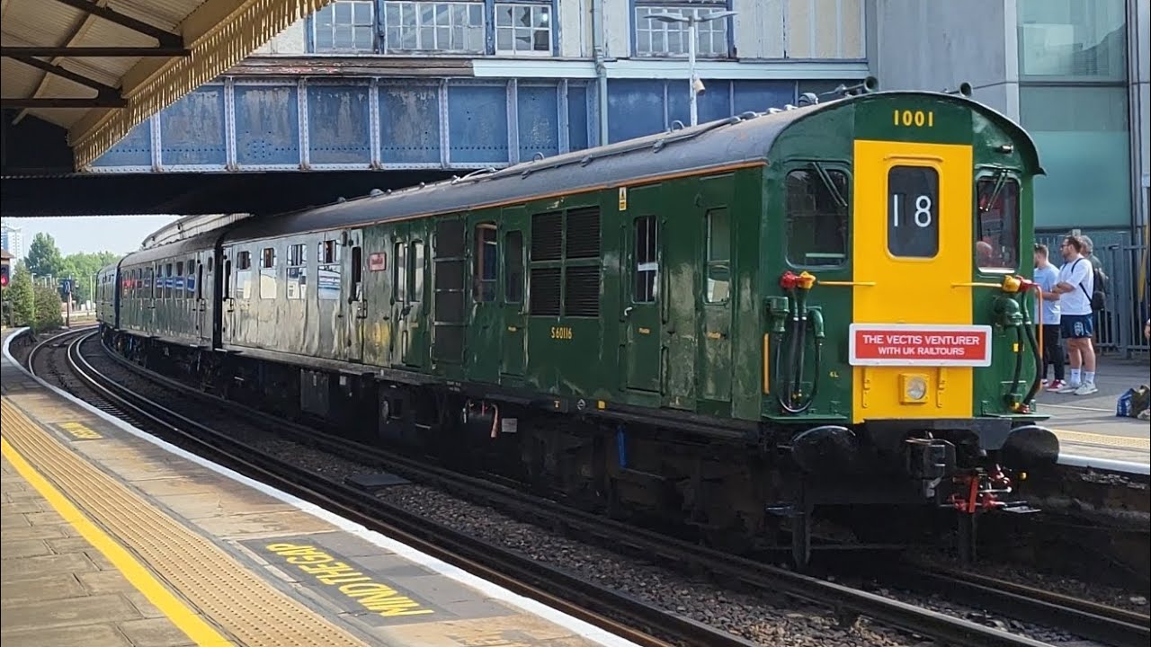 Hastings Demu 1001 At West Brompton And Clapham Junction With The