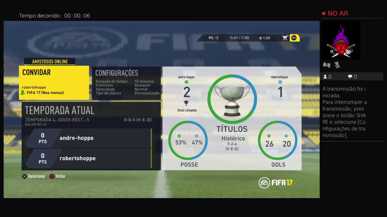 Transmissão ao vivo do PS4 de andre-hoppe - YouTube