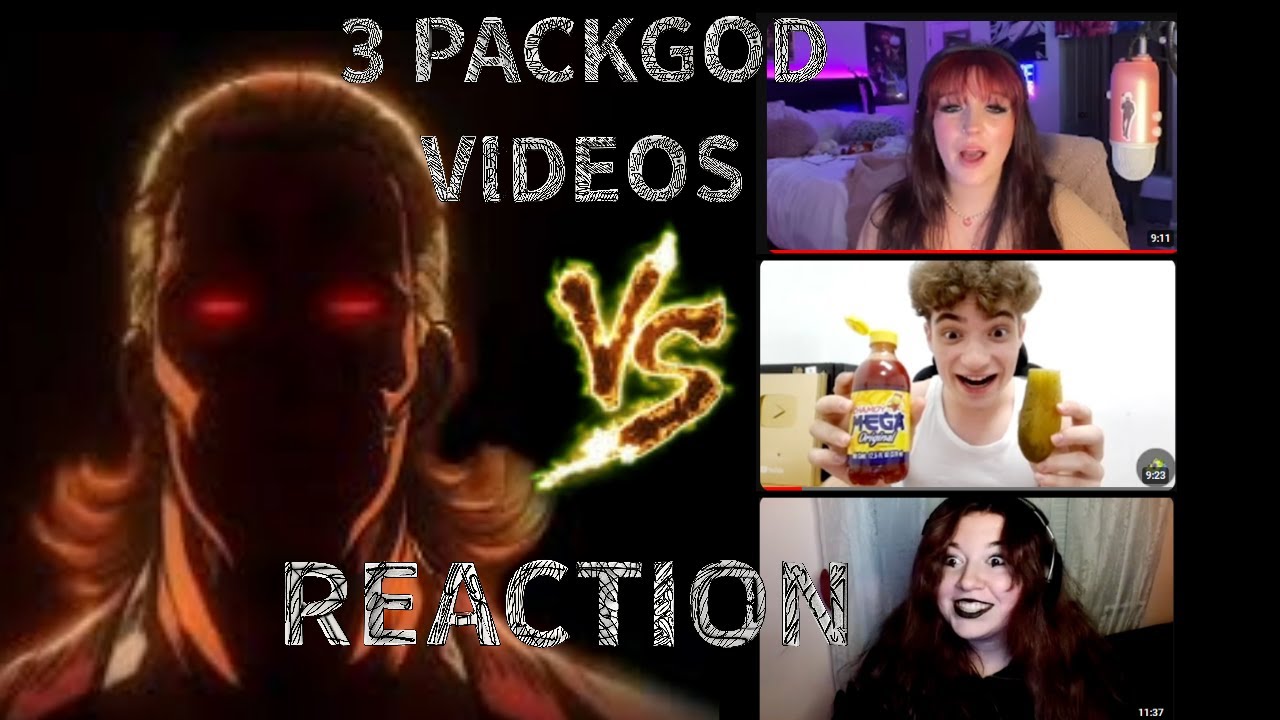 3 PACKGOD VIDEOS REACTION - YouTube
