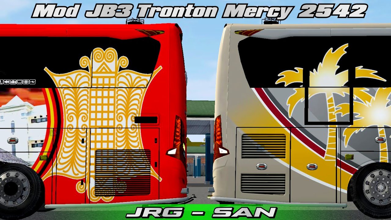 Mod SHD JB3 Tronton Mercy 2542 Hop Channel. Livery SAN & JRG. Bussid ...