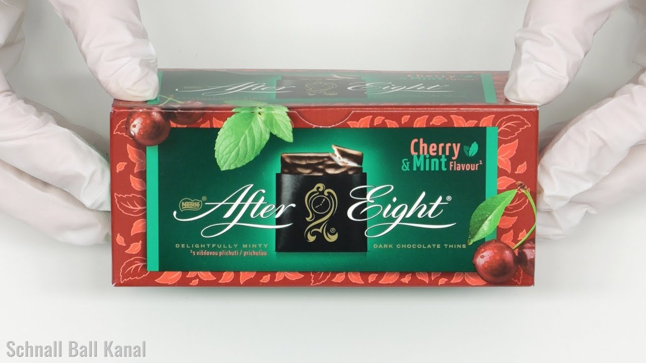 Unboxing Foods: After Eight - Cherry & Mint - 200g Pack - YouTube