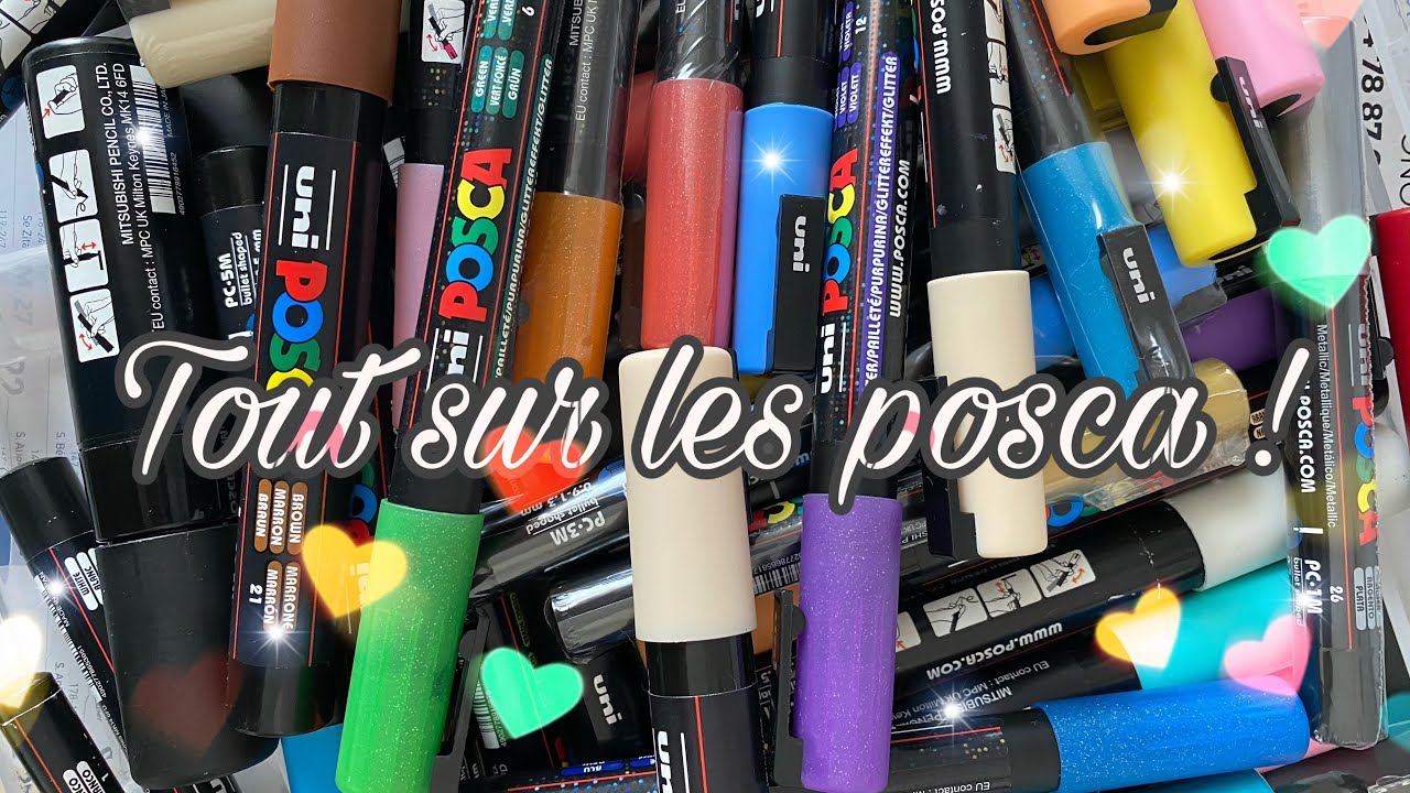 Tout sur les posca: comment les utiliser et pourquoi ? - YouTube