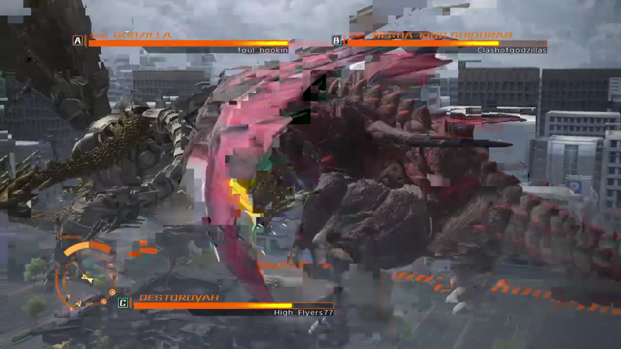 GODZILLA PS4: Destroyah vs Mecha-King Ghidorah vs Heisei Godzilla - YouTube