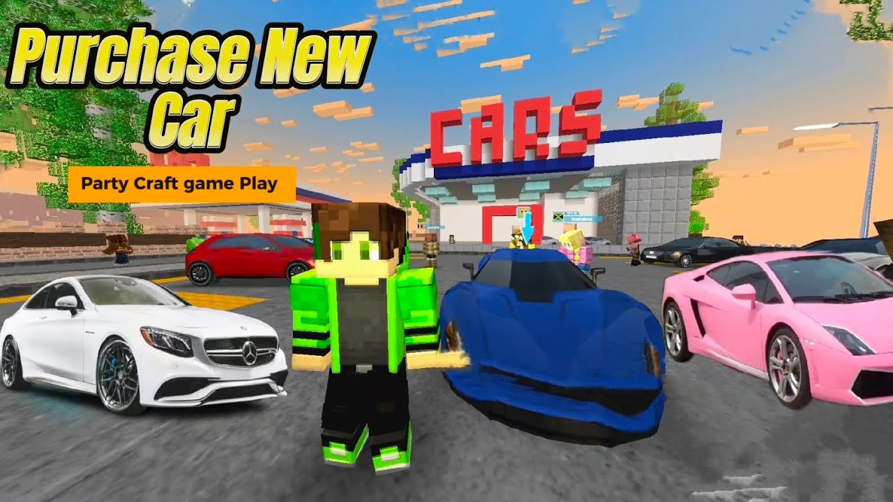 Purchase New Car in Party Craft |School Party Craft game Play|Car ...