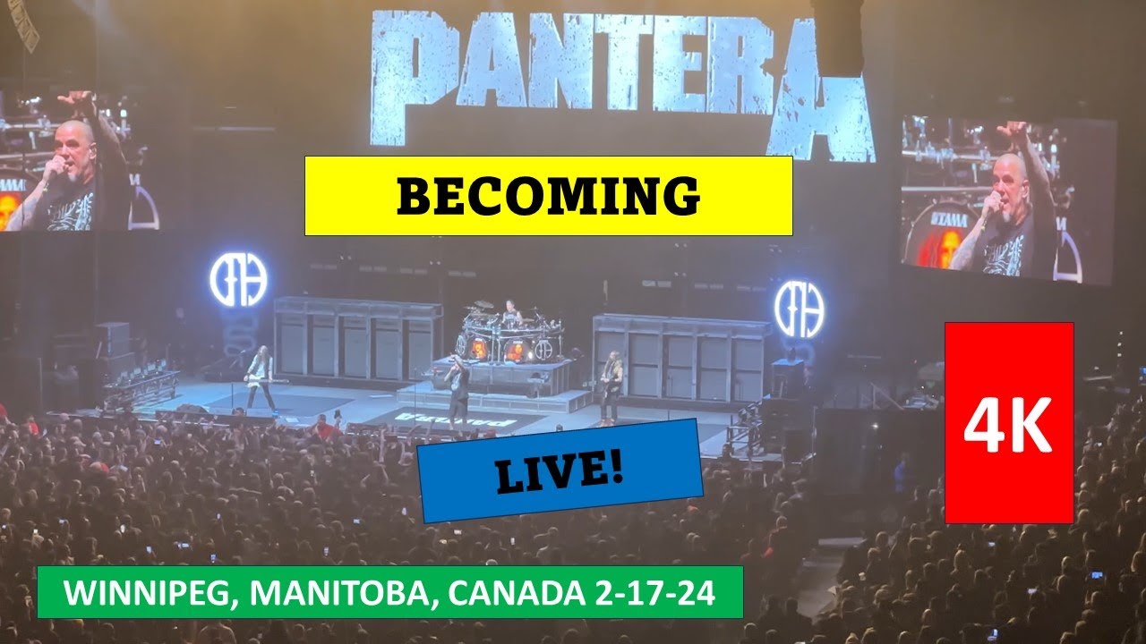 PANTERA-BECOMING- LIVE 2024 ~WINNIPEG CANADA 4K! - YouTube