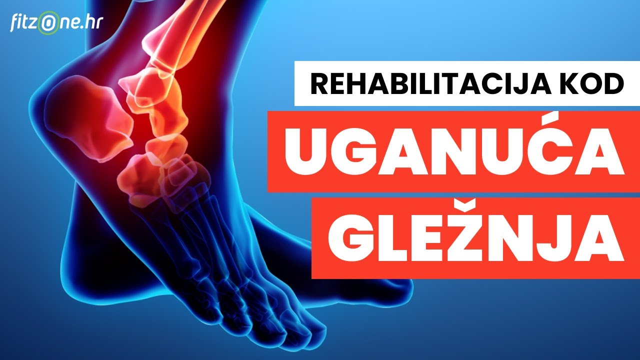 UGANUĆE GLEŽNJA - 4 koraka za uspješnu rehabilitaciju! - YouTube