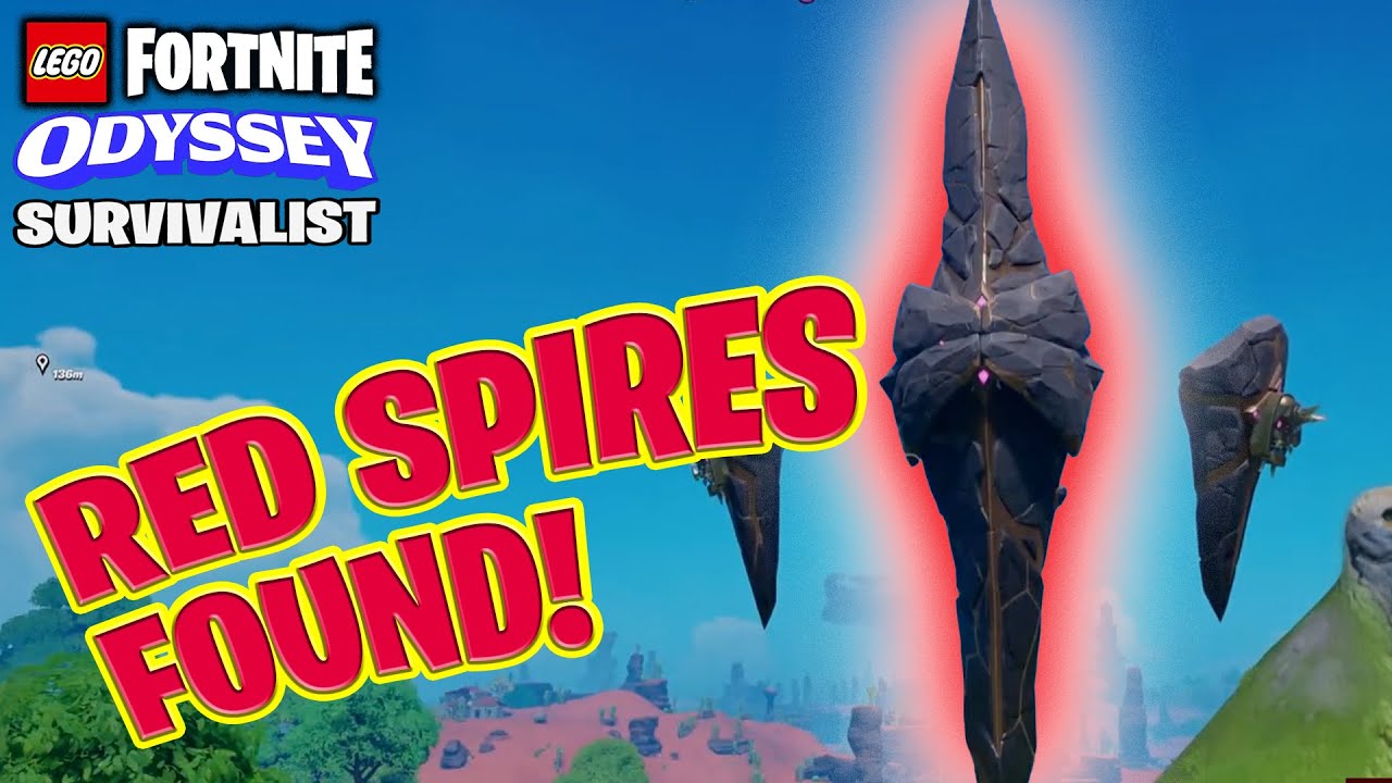 👽 RED SPIRES Farming in LEGO Fortnite Odyssey! 👽 🥳 - YouTube