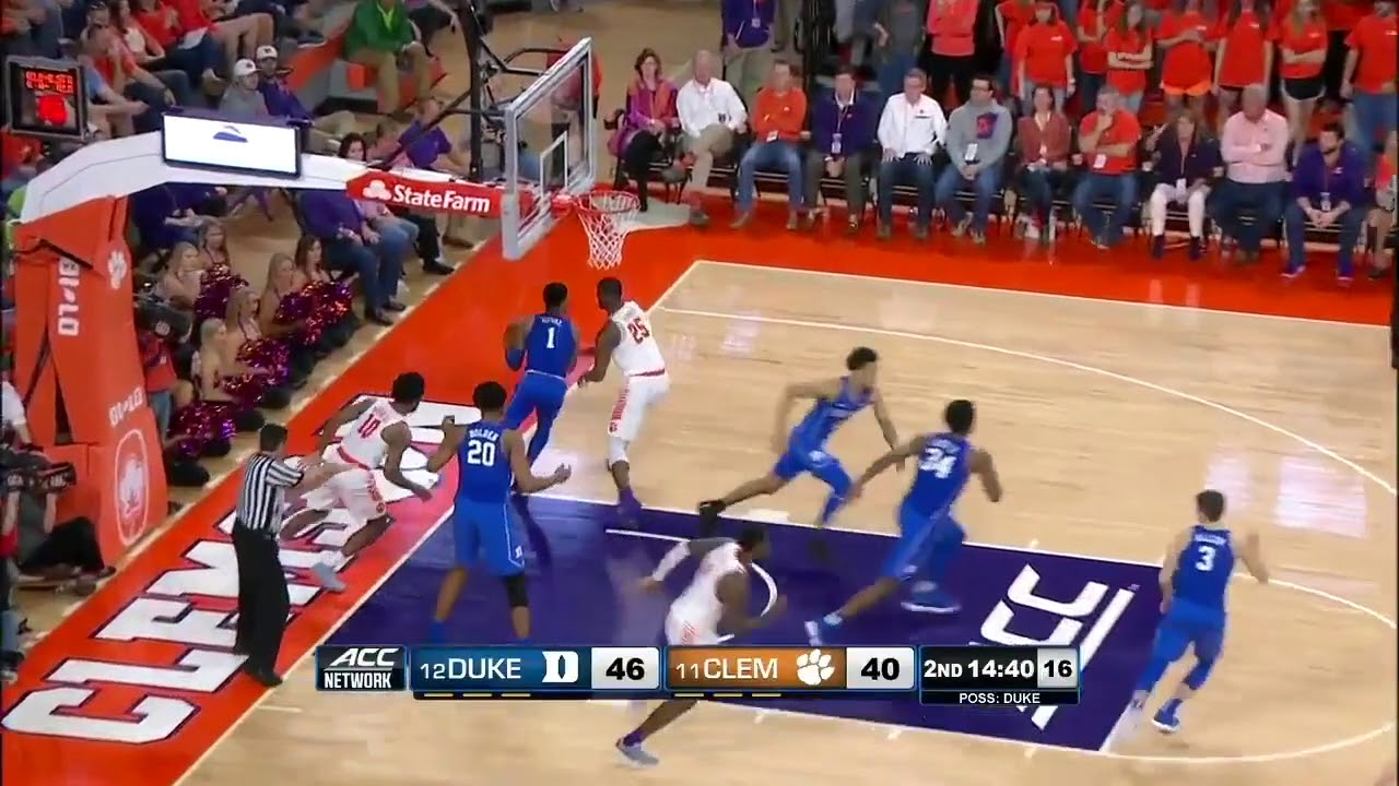 Duke vs Clemson - Full Game Highlights | Feb 17, 2018 |2017- 2018 CBB ...